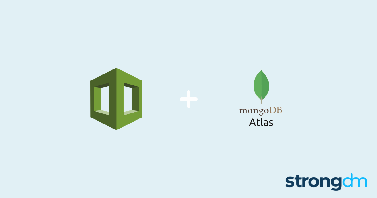 Connect Aws Cloudformation And Mongodb Atlas Strongdm