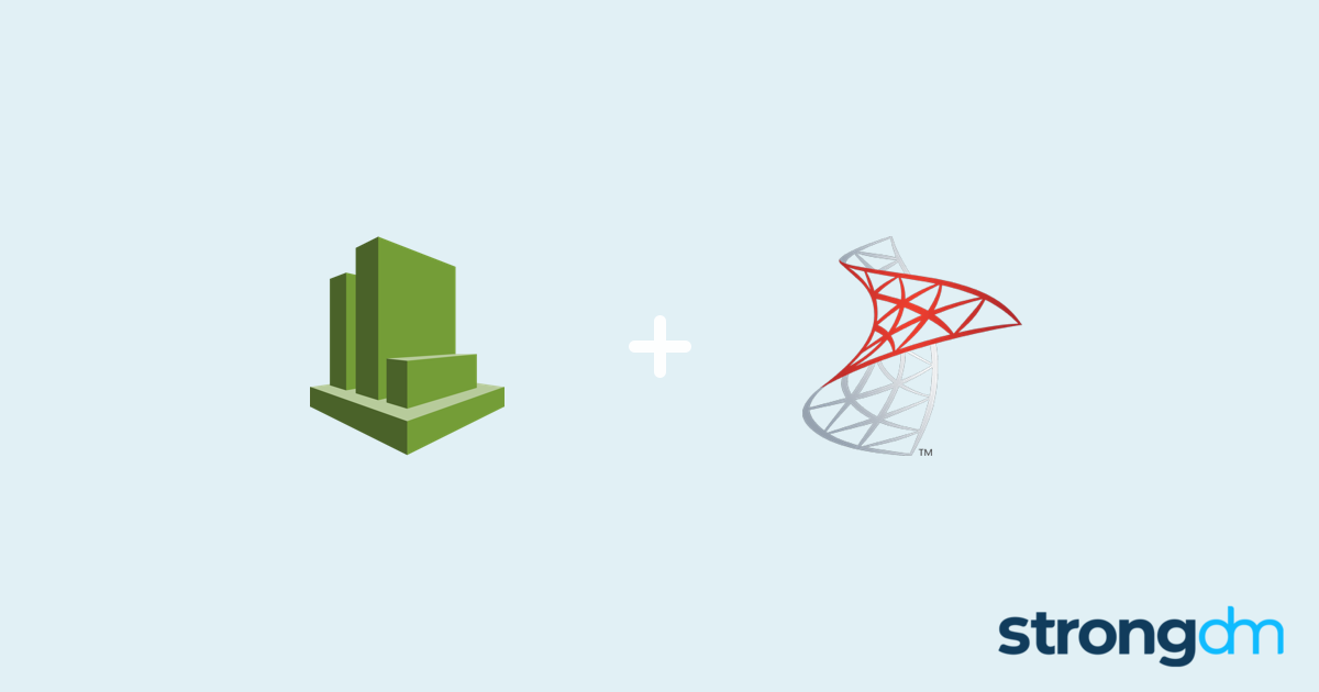 Connect SQL Server and Cloudwatch | StrongDM