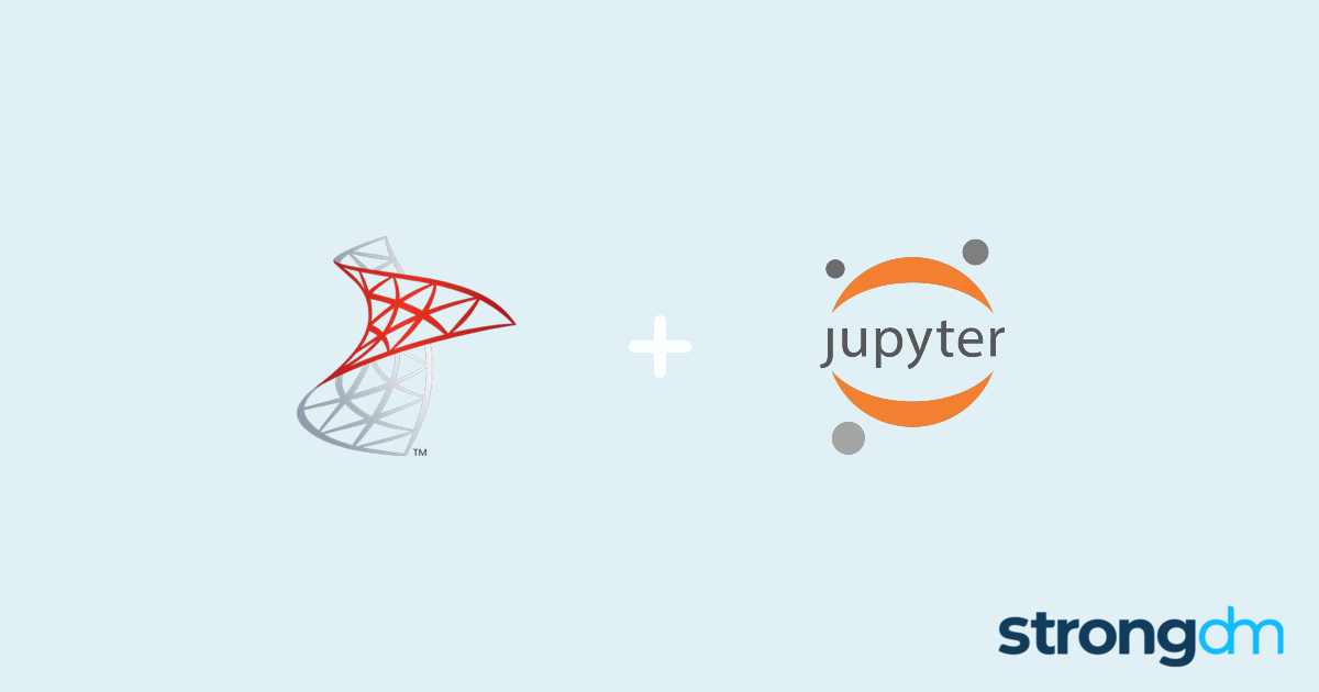Microsoft Sql Server Integrating Into A Jupyter Workflow Strongdm
