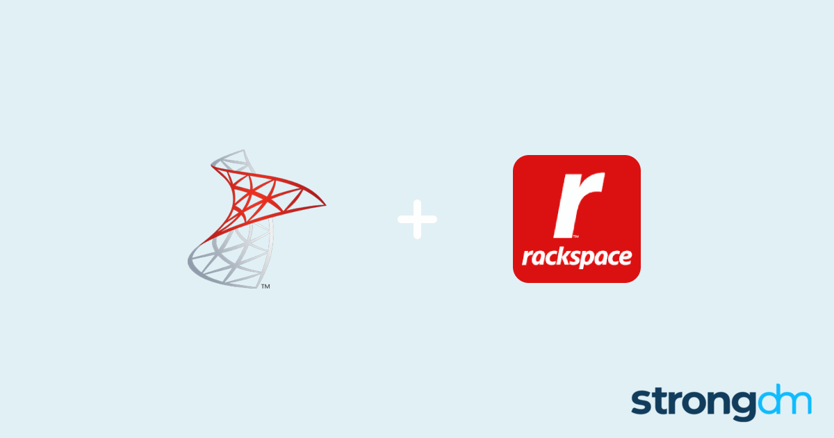 Connect Microsoft Sql Server And Rackspace Strongdm 1435