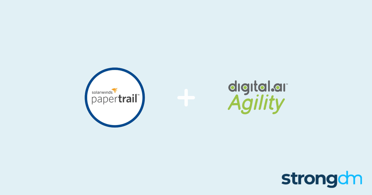 Papertrail Integrating Into A Versionone Workflow Strongdm
