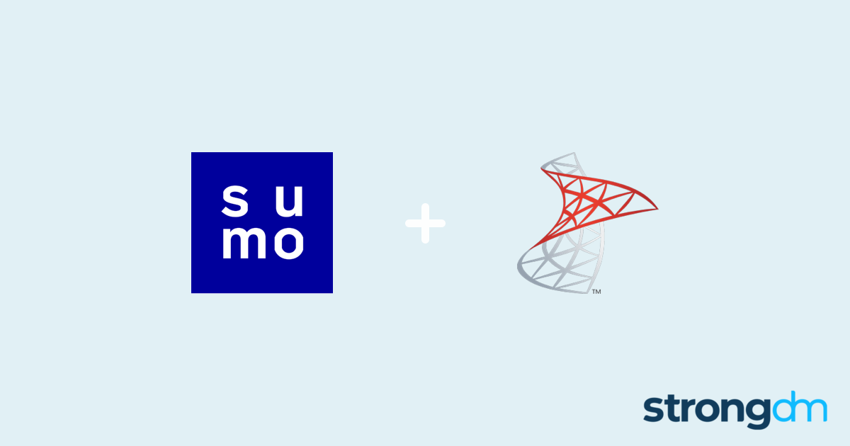 Connect Sql Server And Sumo Logic Strongdm