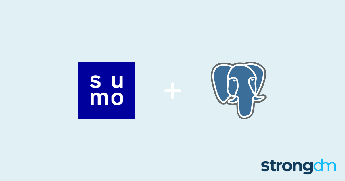 Connect PostgreSQL and Sumo Logic | StrongDM