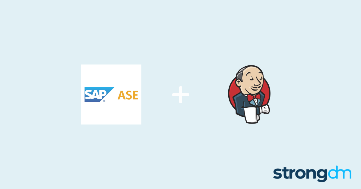 Sybase Ase Integrating Into A Jenkins Workflow Strongdm