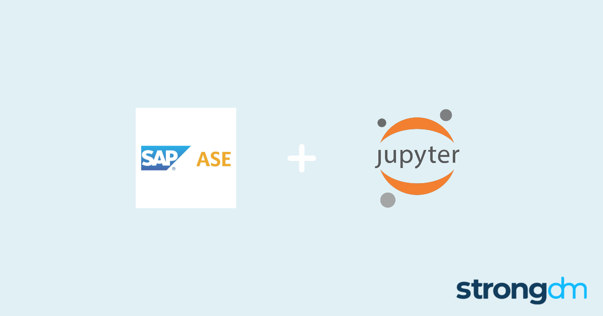 Sybase Ase Integrating Into A Jupyter Workflow Strongdm