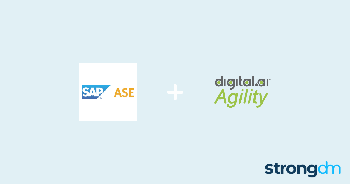 Sybase Ase Integrating Into A Versionone Workflow Strongdm
