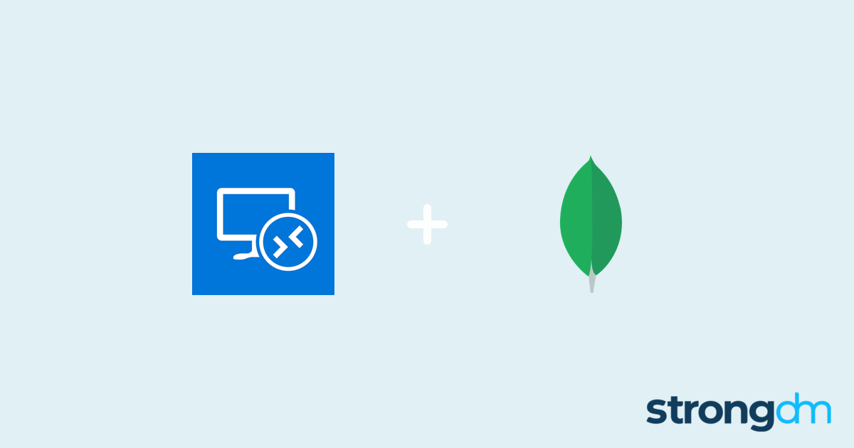 Connect Mongodb To Windows Rdp Strongdm